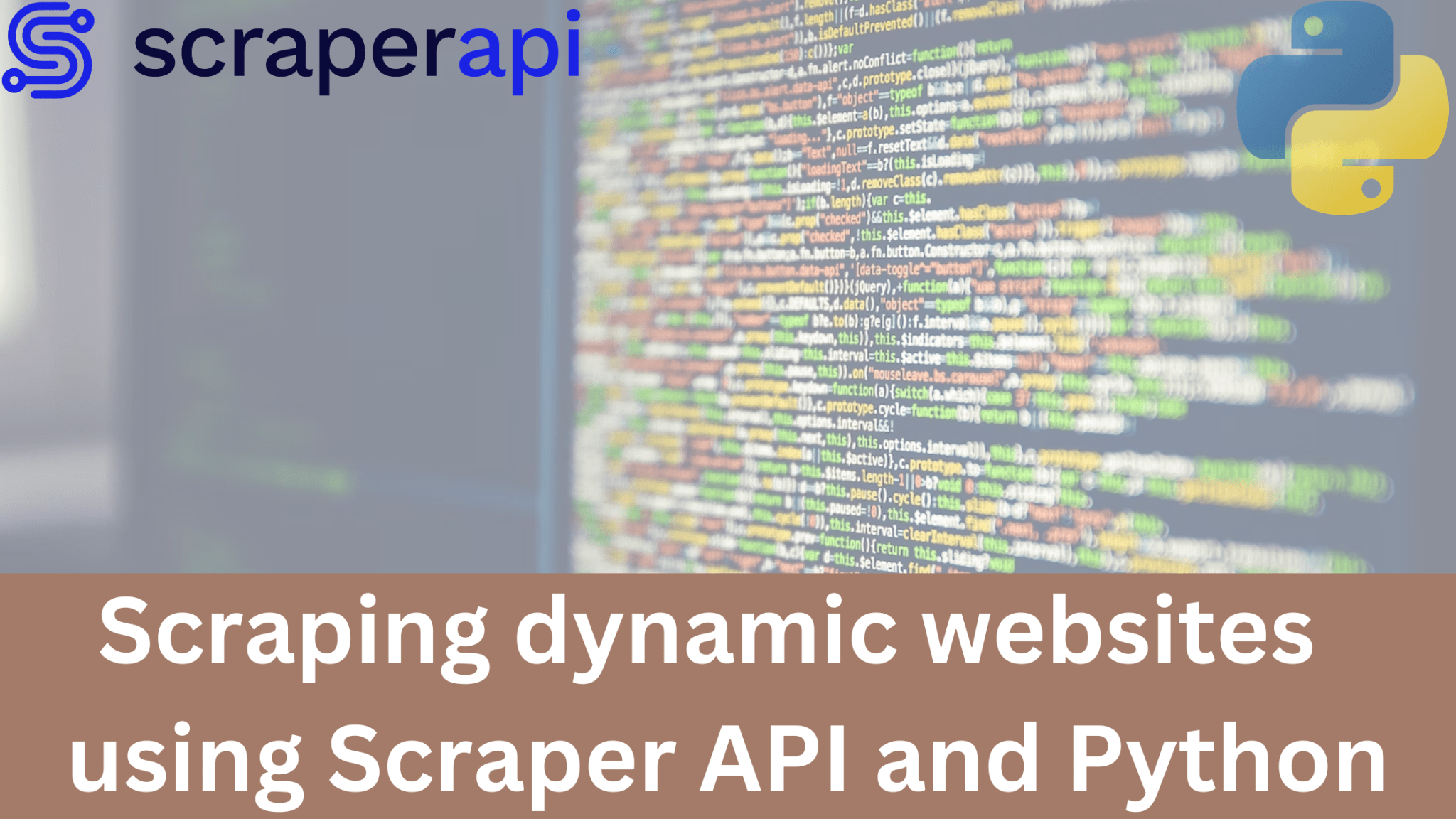 Scraping dynamic websites using Scraper API and Python Learn how to ...