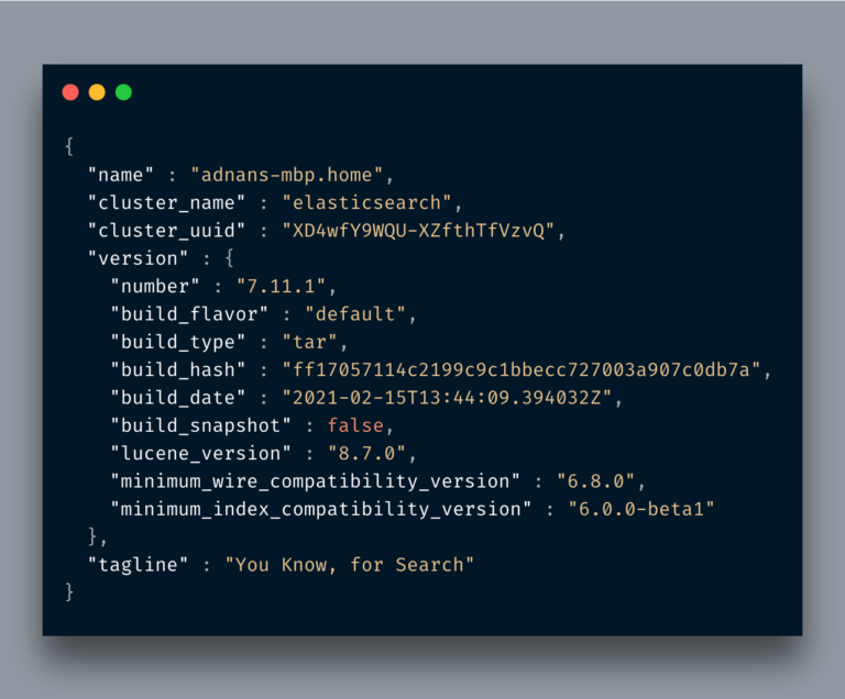Getting started with Elasticsearch 7 in Python