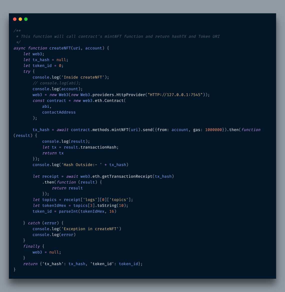 Create your first NFT Marketplace for selling cars in PHP Laravel and web3.js