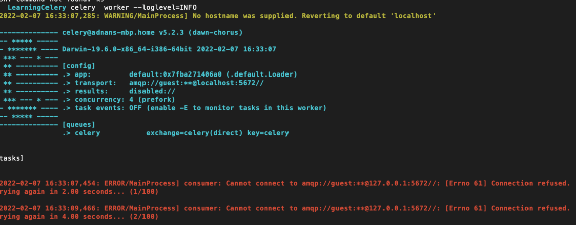 Getting started with Celery and Python | Adnan's Random bytes